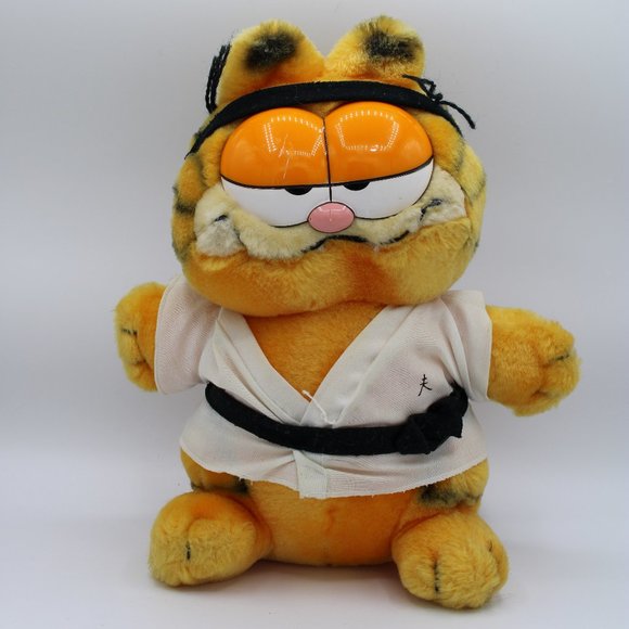 Dakin | Toys | Vtg 9 Garfield Dakin 981 Rare Karate Stuffed Animal ...